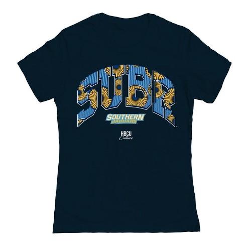 Ncaa Women's Southern University Jaguars Navy T-shirt : Target