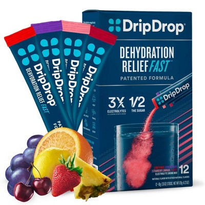 Dripdrop Juicy Classics Sports Vegan Supplements - 4.23oz/12ct : Target