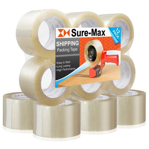 Sure-max Extra-wide Shipping & Packing Tape (3" X 110 Yard/330' Each ...