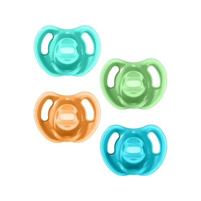 Tommee Tippee Ultra-light Silicone Baby Pacifier 6-18m - Blue/yellow ...