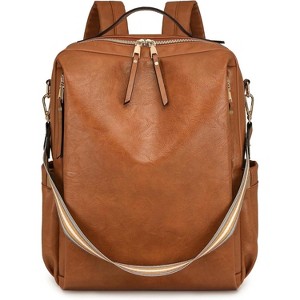MaseiKar Leather Backpack Purse for Women, Fashion Ladies Waterproof ...