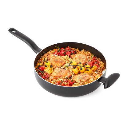 T-fal 5.5qt Jumbo Cooker, Ceramic Excellence Nonstick Cookware Gray ...