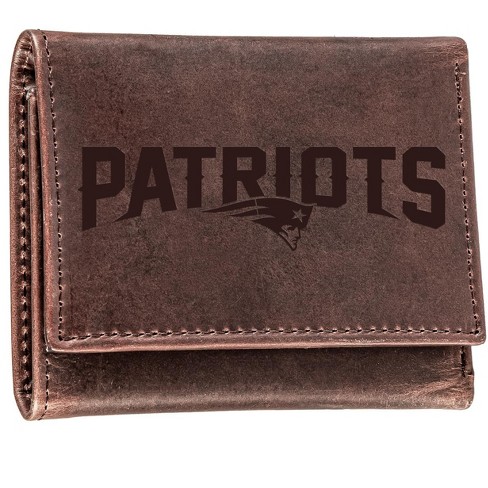 Evergreen New England Patriots Tri-fold Wallet, Brown : Target