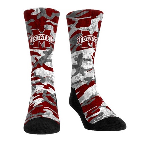 Ncaa Mississippi State - What The Camo Rock 'em Socks : Target