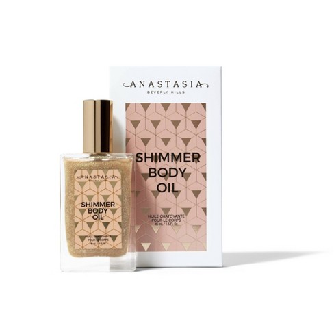 Anastasia Beverly Hills Shimmer Body Oil Sun-kissed Glow - Gold - 1.5 ...