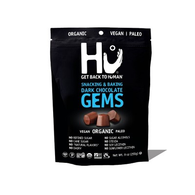 Hu Baking Dark Chocolate Gems 70% Cacao - 9oz : Target