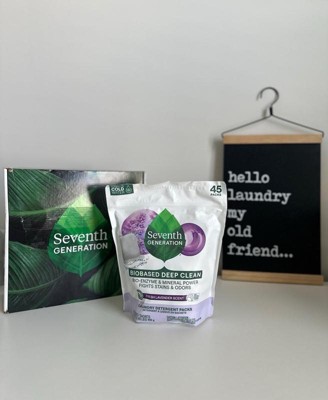Seventh Generation Laundry Detergent Packs Fresh Lavender - 45ct/37 ...