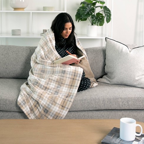 Brookstone heated throw store