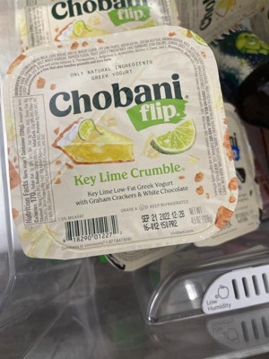Chobani Flip Key Lime Crumble Low Fat Greek Yogurt - 4.5oz : Target