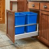 Rev-a-shelf Polymer Replacement 27 Quart Trash Bin Recycle Waste ...