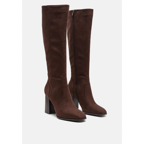 Zilly Knee High Faux Suede Boots : Target