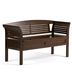 44" Norfolk Solid Wood Entryway Storage Bench - Wyndenhall : Target