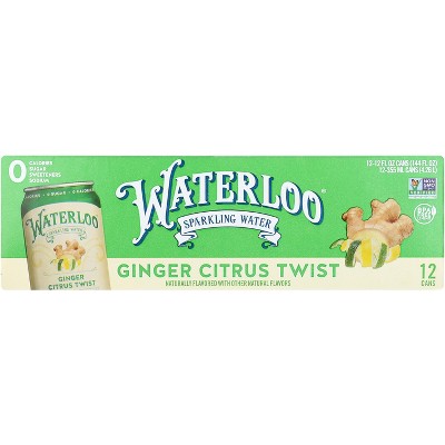 Ginger Peach Sparkling Water - 8pk/12 Fl Oz Cans - Good & Gather™ : Target