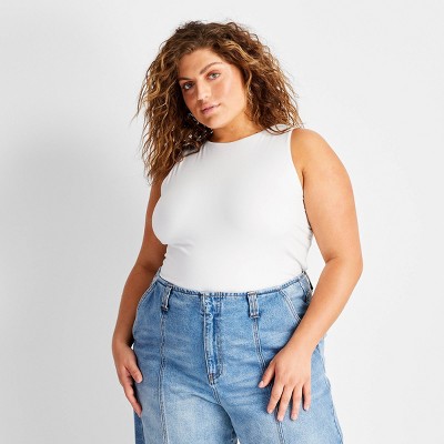 Women's Seamless Tank Top - Future Collective White 4x : Target
