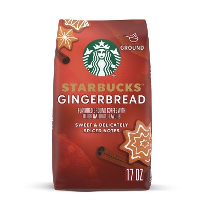 Starbucks Gingerbread Medium Roast Ground Coffee - 17oz : Target