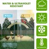 26x9x6 ft Large Metal Chicken Coop with Walk-in Design and Waterproof ...
