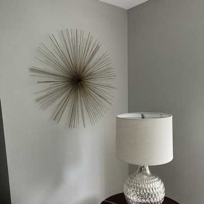 Metal Starburst 3d Wall Decor Gold - Olivia & May : Target