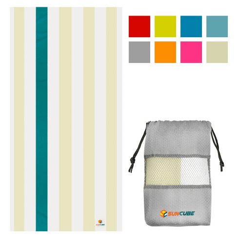 Sun Cube Microfiber Beach Towel, Quick Dry Sand Free, Lightweight ...
