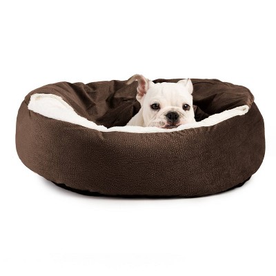 Best Friends by Sheri Cozy Cuddler Ilan Dog Bed - 27"x27" - Dark Brown ...
