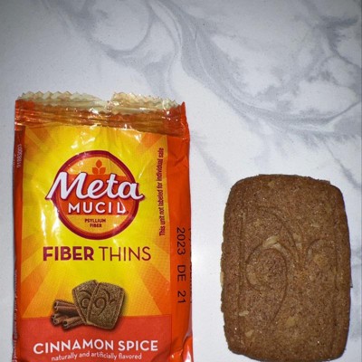 Metamucil Multi-grain Fiber Wafers - Cinnamon Spice - 12ct : Target