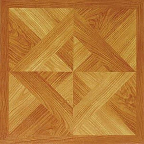 Self Adhesive 12-inch Vinyl Floor Tiles, 20 Tiles - 12" X 12", Peel ...