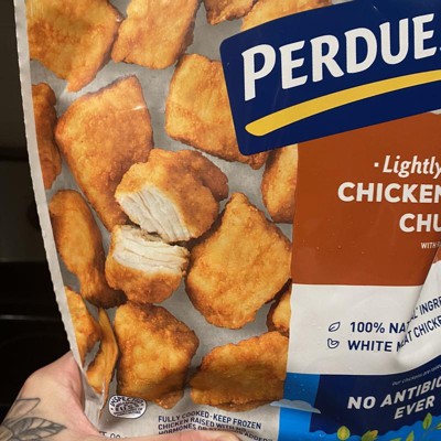 Perdue Lightly Breaded Chicken Breast Chunks - Frozen - 22oz : Target