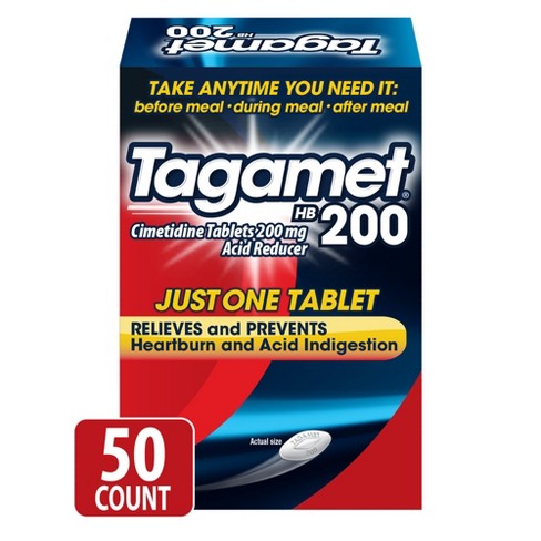 Tagamet Hb 200 Acid Reducer Heartburn Relief Tablets – 50ct : Target