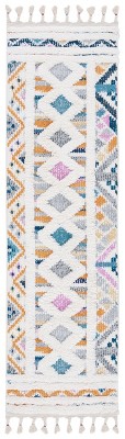 Moroccan Fringe Shag Mfg106 Power Loomed Area Rug - Grey/ivory - 9'x12 ...