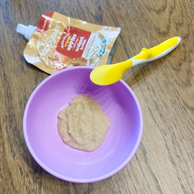 Happy Baby Nutty Blends Organic Apple & Walnut Butter Baby Food Pouch ...