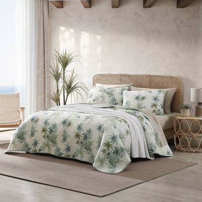 Serenity Palms Quilt Aqua - Tommy Bahama : Target