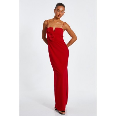 Onyx - Sleeveless Pleated Dress-red-12 : Target
