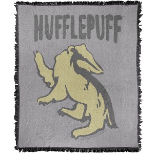 Harry Potter The Hufflepuff Blanket 50"x60" Woven Tapestry : Target
