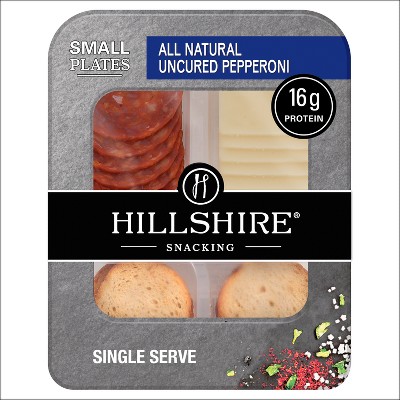 Hillshire Snacking All Natural Uncured Pepperoni With White Cheddar ...