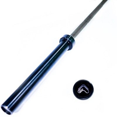 Yaheetech 86" Chrome Olympic Barbell Bar Weight Lifting Gym Workout 35 ...