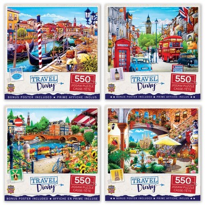 Masterpieces Kids Puzzle Set - Caterpillar 4-pack 100 Piece Jigsaw ...