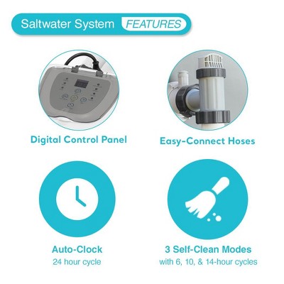 Intex Krystal Clear Salt Chlorine Generator System For 7000 Gallon ...