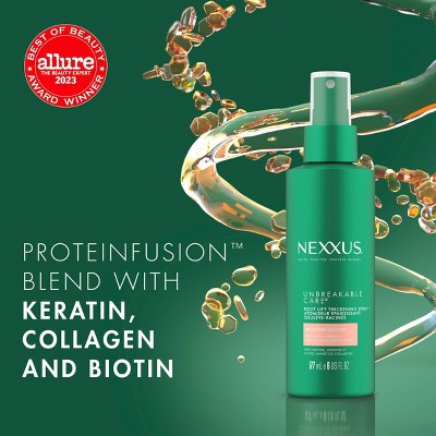 Nexxus Unbreakable Care For Fine & Thin Hair Root Lift Thickening Spray ...