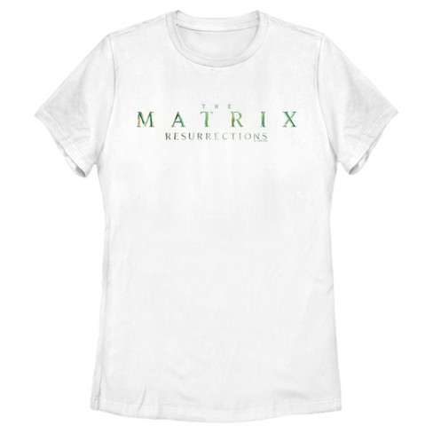 Women's The Matrix Resurrections Logo T-shirt - White - Small : Target