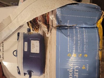 Crock-pot 7qt Cook & Carry One Touch Programmable Slow Cooker Poseidon ...