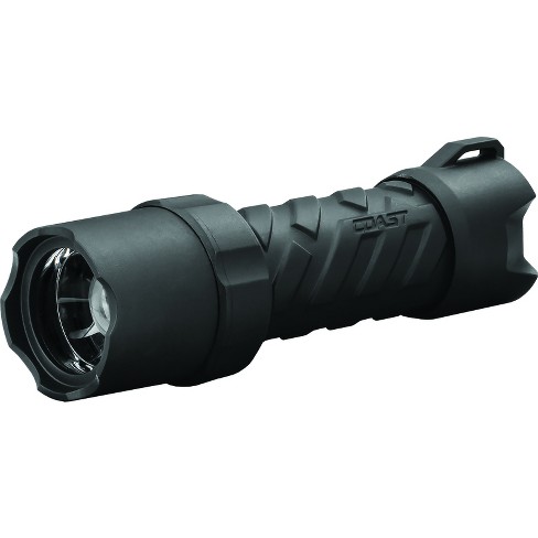 Coast Polysteel 200 320 Lm Black Led Twist Flashlight Aaa Battery : Target