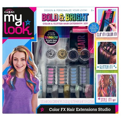 My Look Color Effects Bold & Bright Hair Extension Studio : Target