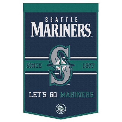 24" X 38" Mlb Seattle Mariners Wool Banner : Target