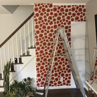 Penelope Flower Wallpaper Fiesta Coral - Opalhouse™ Designed With ...