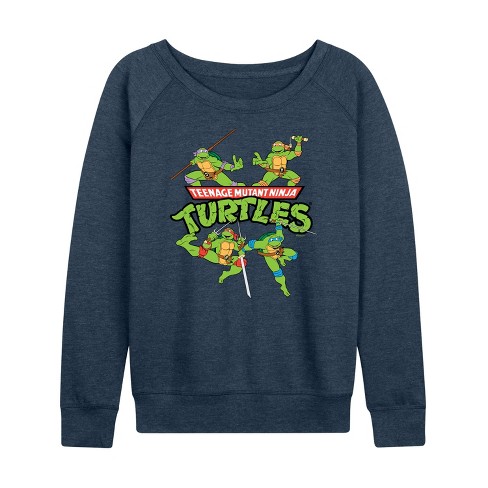 Women's Teenage Mutant Ninja Turtles Donnie, Mikey, Raph, And Leo Logo ...