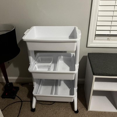 3 Tier Utility Cart White - Brightroom™ : Target