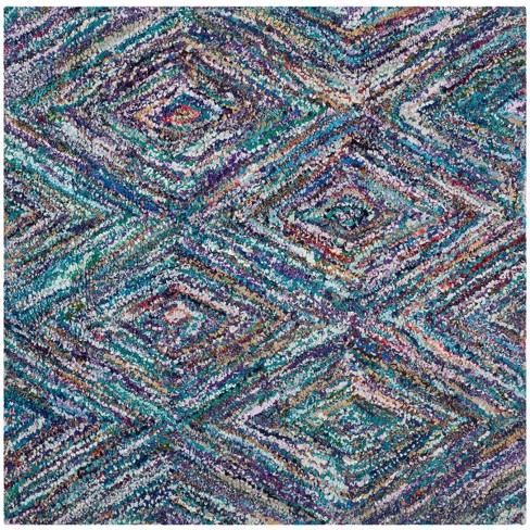 Nantucket Nan317 Hand Tufted Indoor Area Rug - Multi - 4'x4' - Safavieh ...