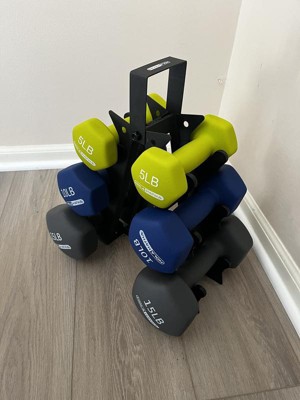 Holahatha 5, 10, And 15 Pound Neoprene Dumbbell Free Hand Weight Set ...