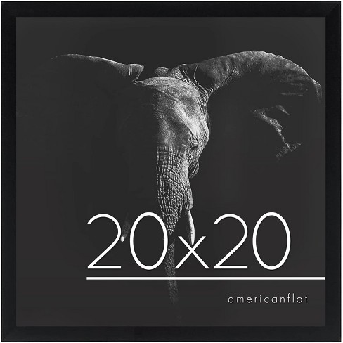 Americanflat 20x20 Poster Frame In Black - Composite Wood With Polished ...