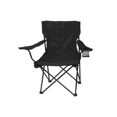Caribbean Joe Quad Outdoor Portable Camp Chair - Black : Target