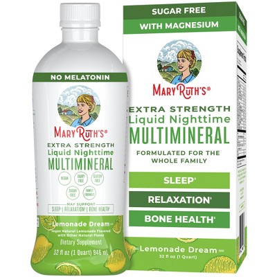 Maryruth's Liquid Nighttime Multimineral Coconut Supplement - 15.22oz ...